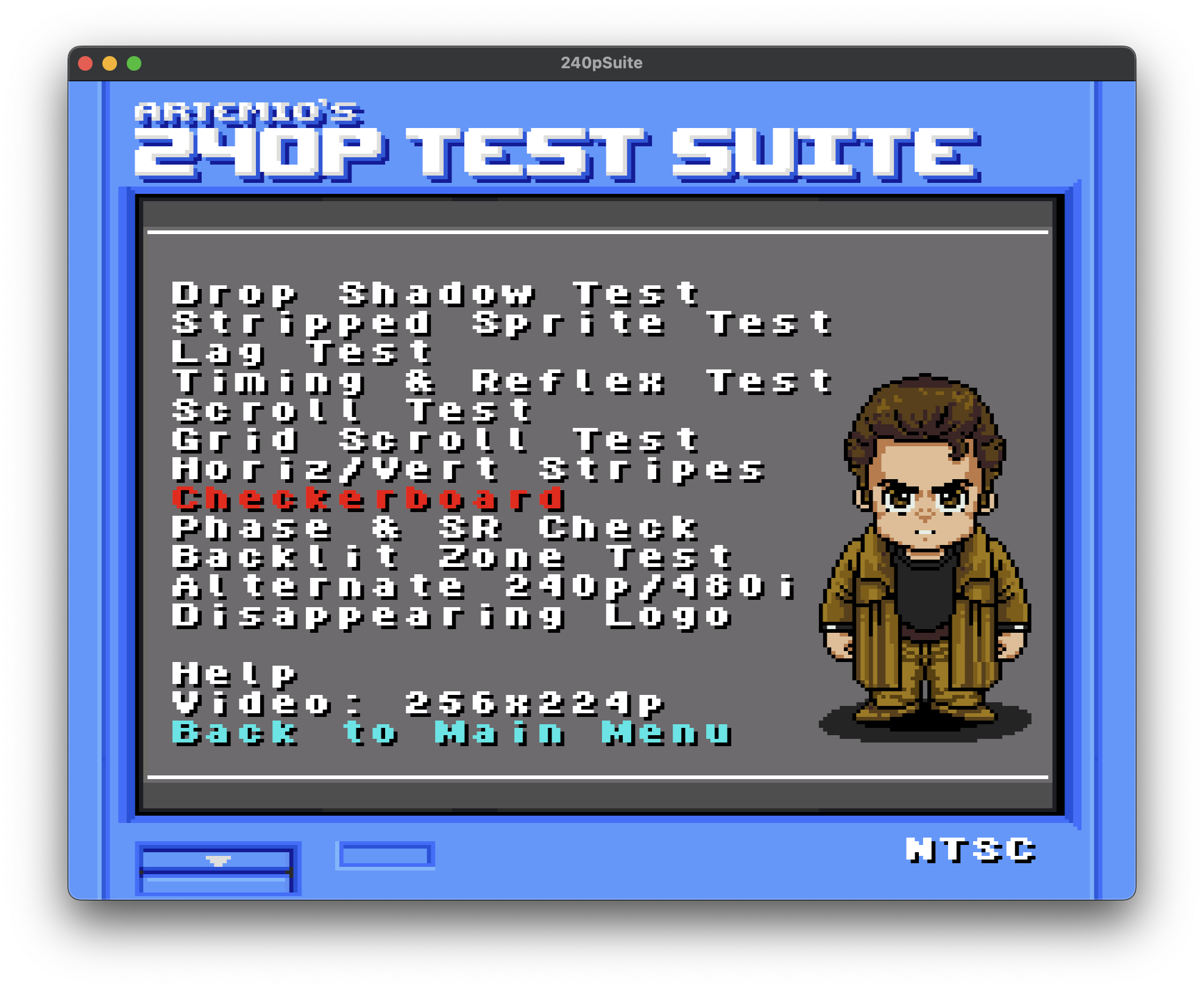 240p Test Suite for SNES 1.09